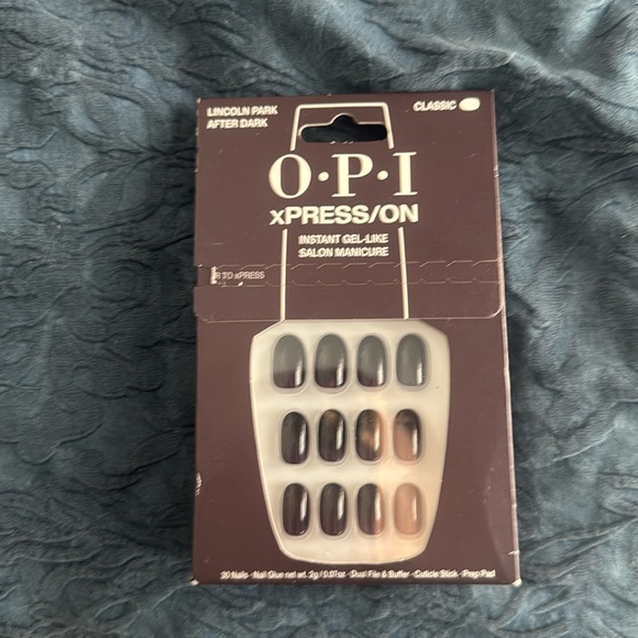 OPI | Makeup | New Opi Xpress On Nails Lincoln Park After Dark | Poshmark